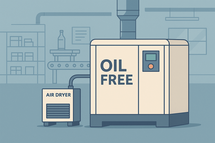 Pilihan Oil Free Air Compressor Terbaik untuk Usaha Anda - Rizky Jaya ...